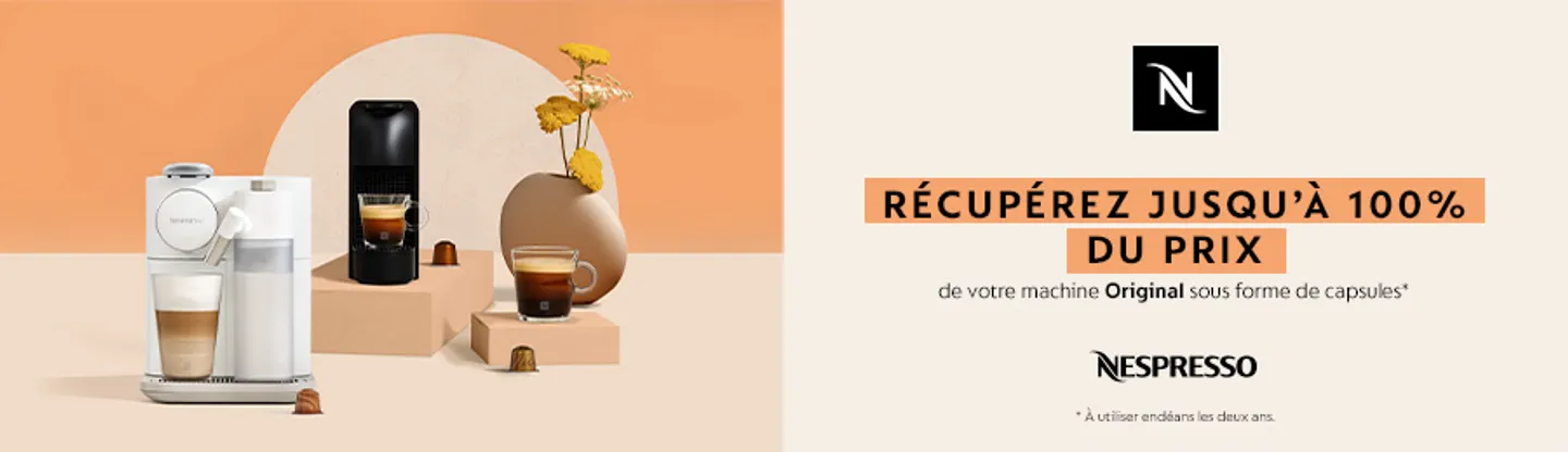 Acheter une machine à café Nespresso ? Livré demain