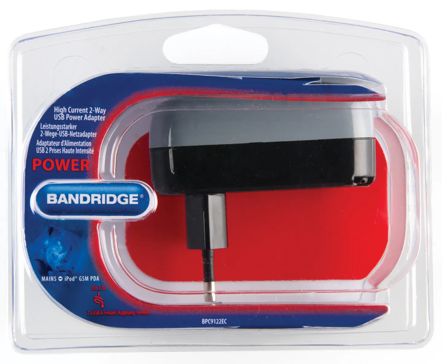 Bandridge Bandridge High Current 2-Way USB Power Adapter Binnen Zwart ...