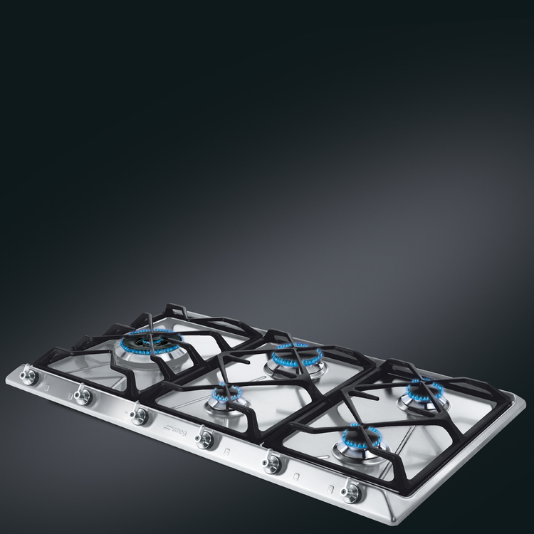 Smeg Taque au gaz SE97GXBE5 - Livraison gratuite!