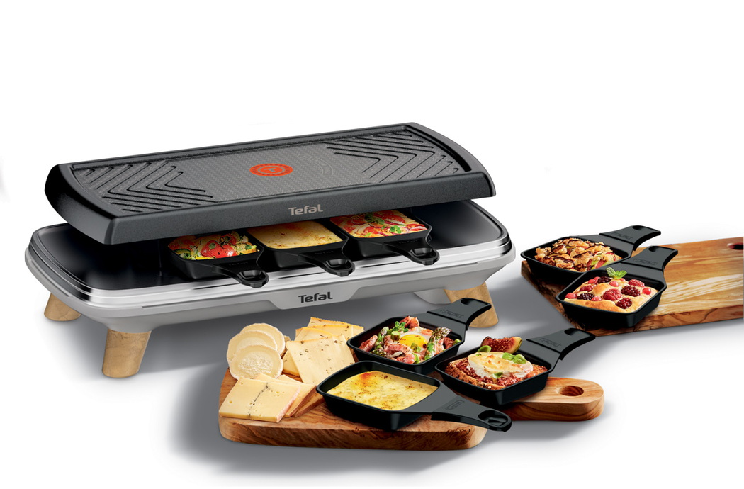 Tefal Raclette Gourmet RE610D12 | Krëfel – les meilleurs prix, service ...