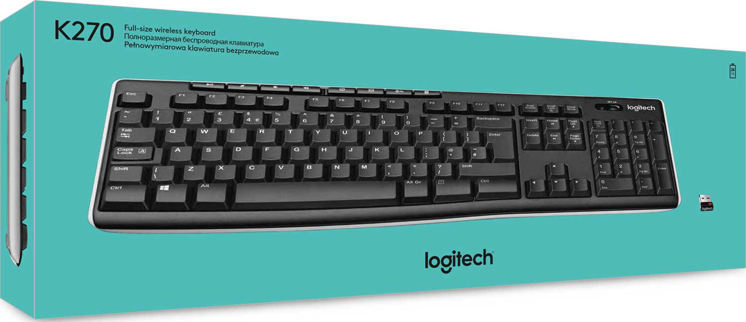 Logitech K270 clavier sans fil Noir 920-003754