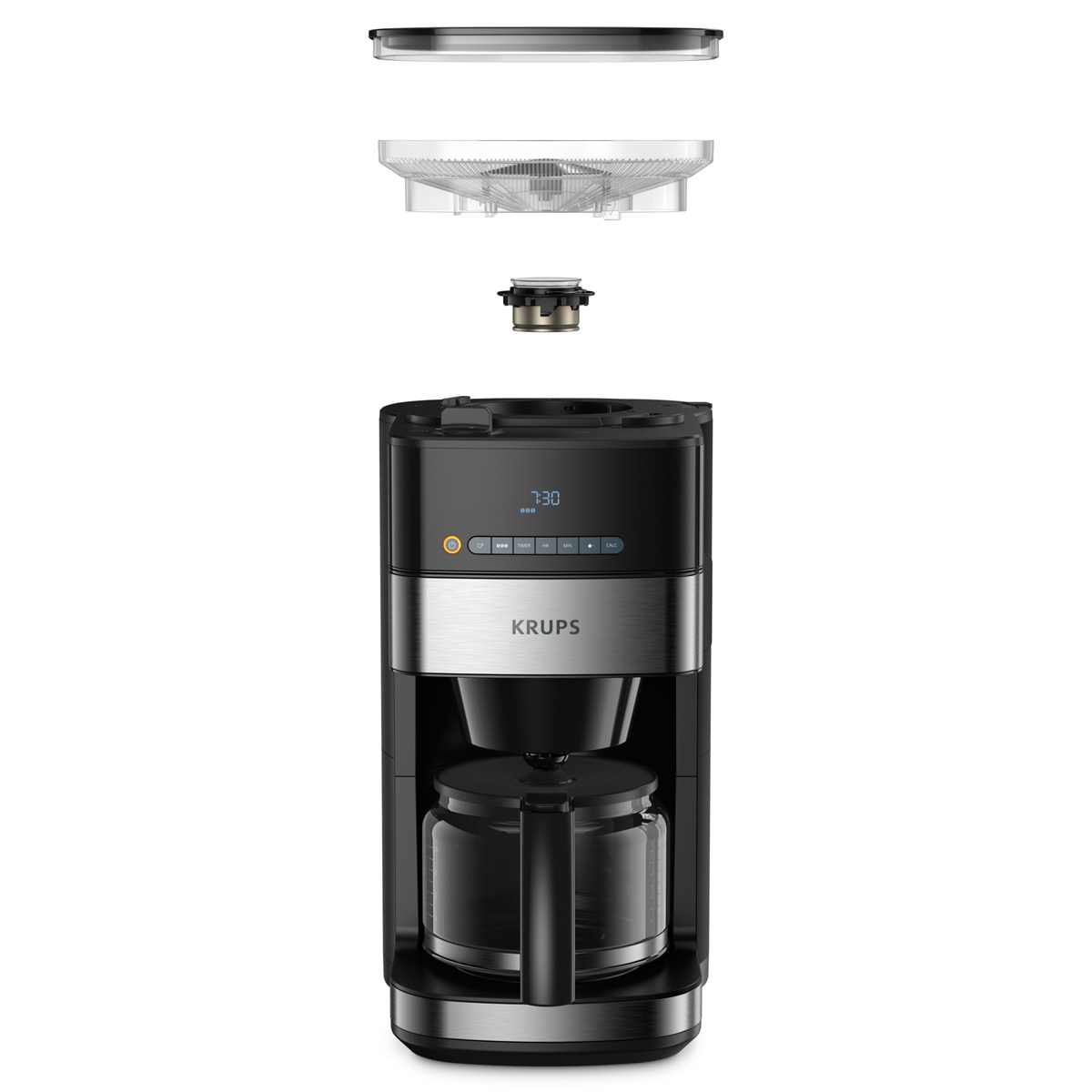 Krups Koffiezetapparaat Grind&Brew KM832810 | Krëfel – de beste prijzen ...