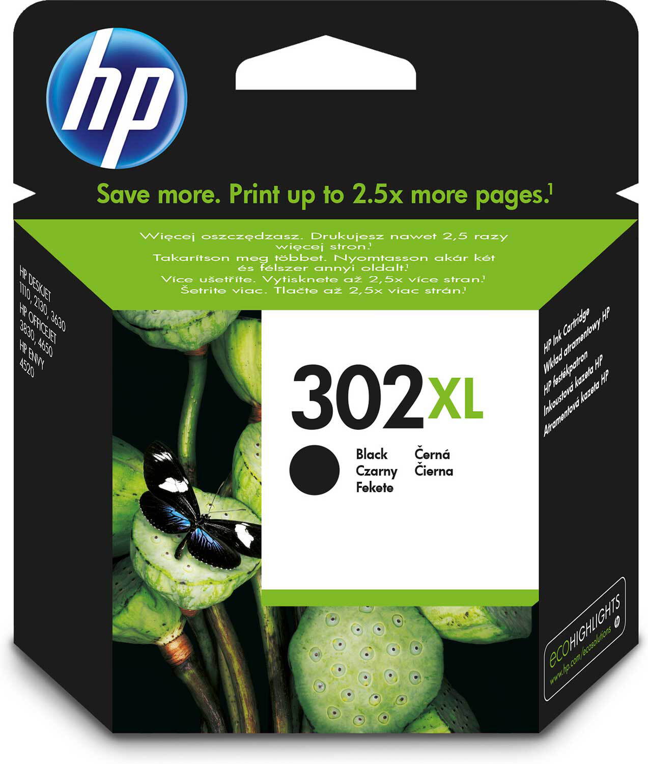 HP 302XL inktpatroon - Zwart