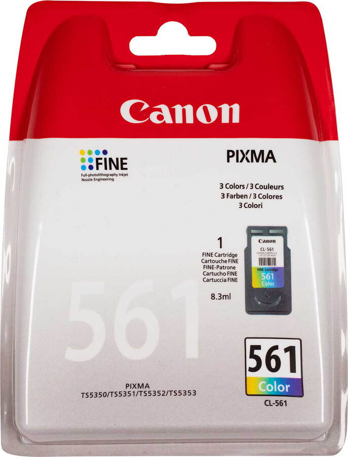 Canon CL-561 inktpatroon - 3-kleuren | Krëfel – de beste prijzen ...