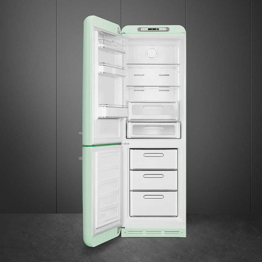 Smeg combi frigo congélateur FAB32LPG5 Vert d'eau