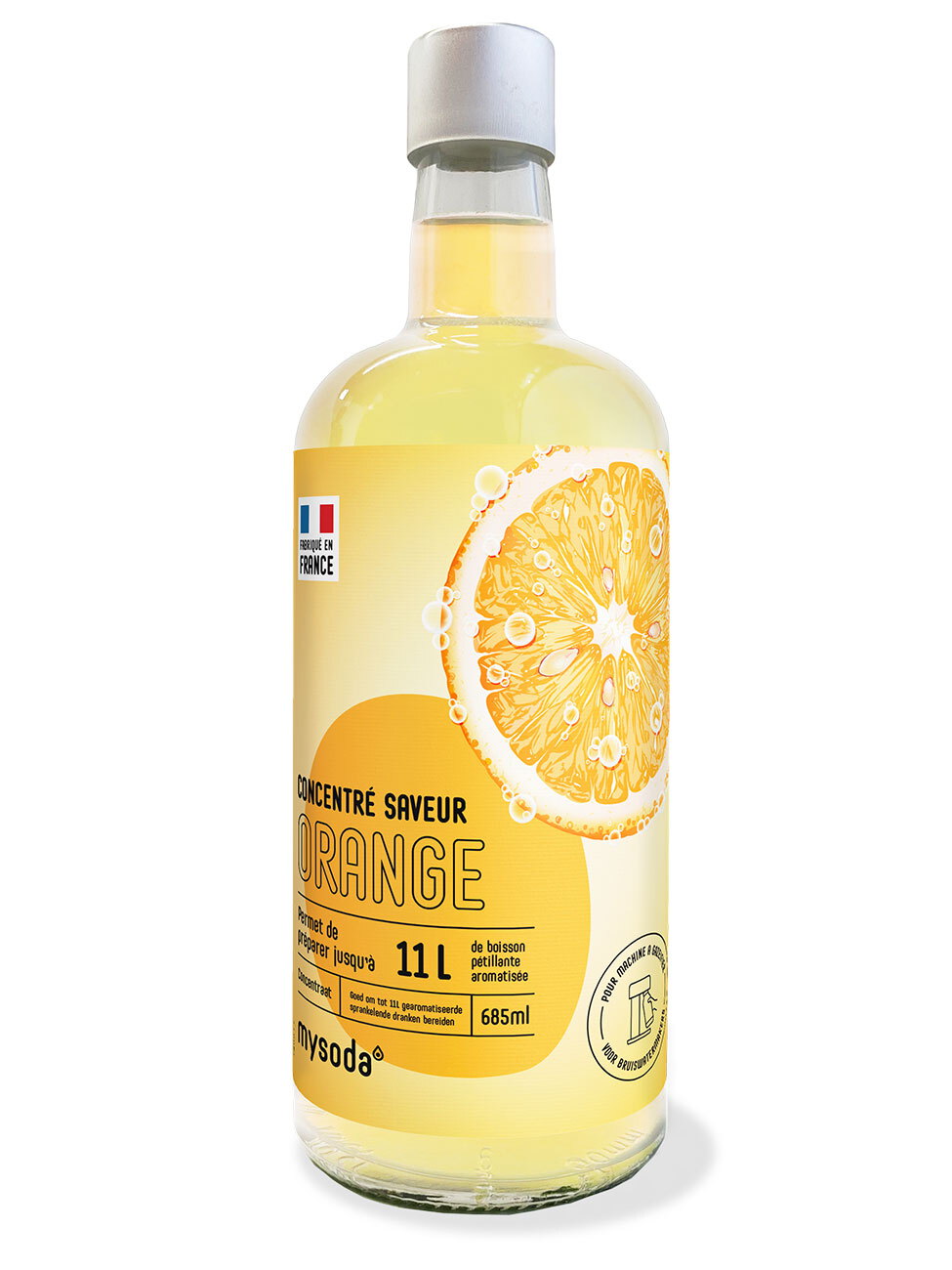 MySoda Sirop Orange | Krëfel – les meilleurs prix, service compris