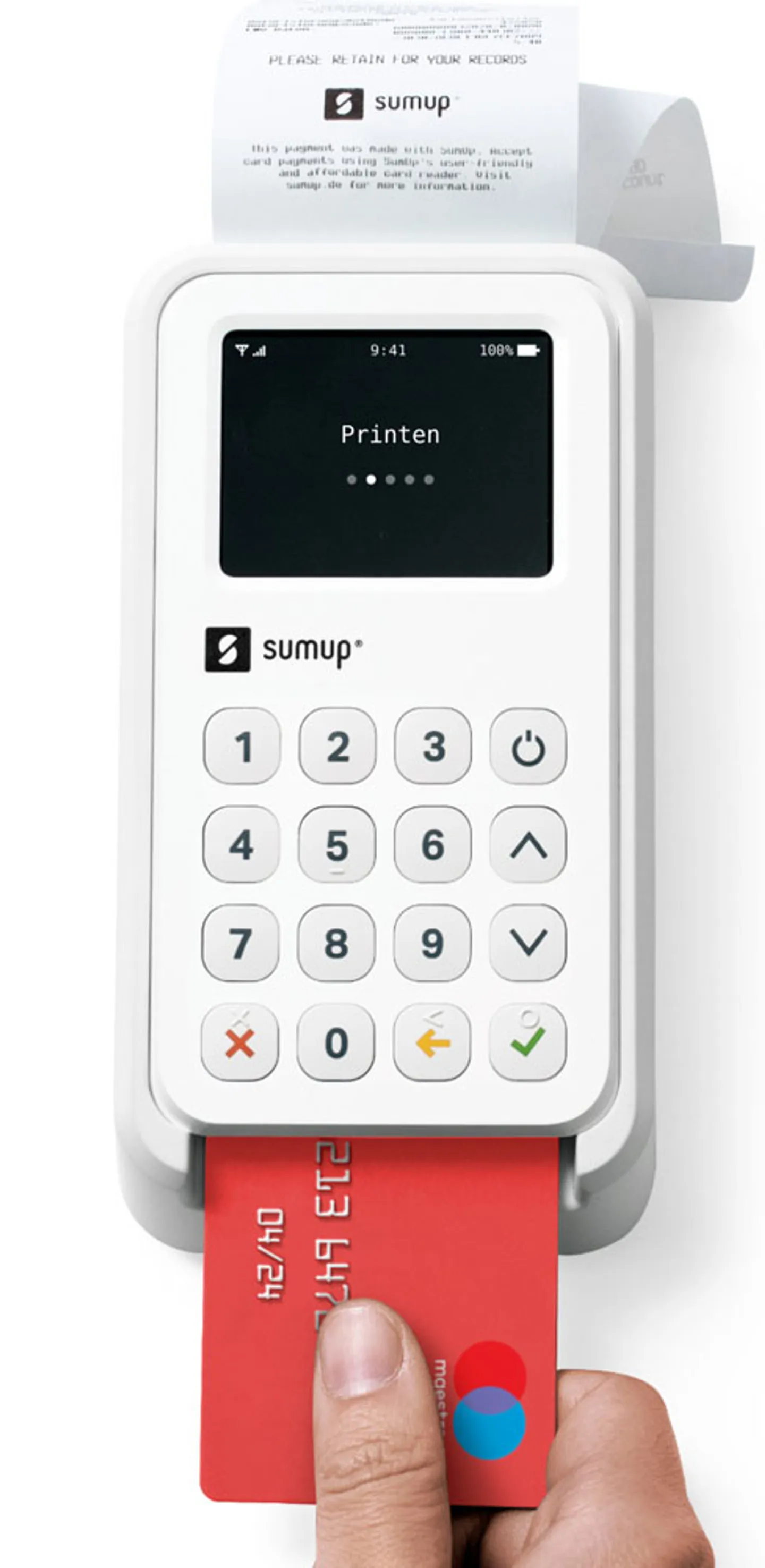 SumUp 3G betaalterminal en Printer - Bestel nu, morgen in huis