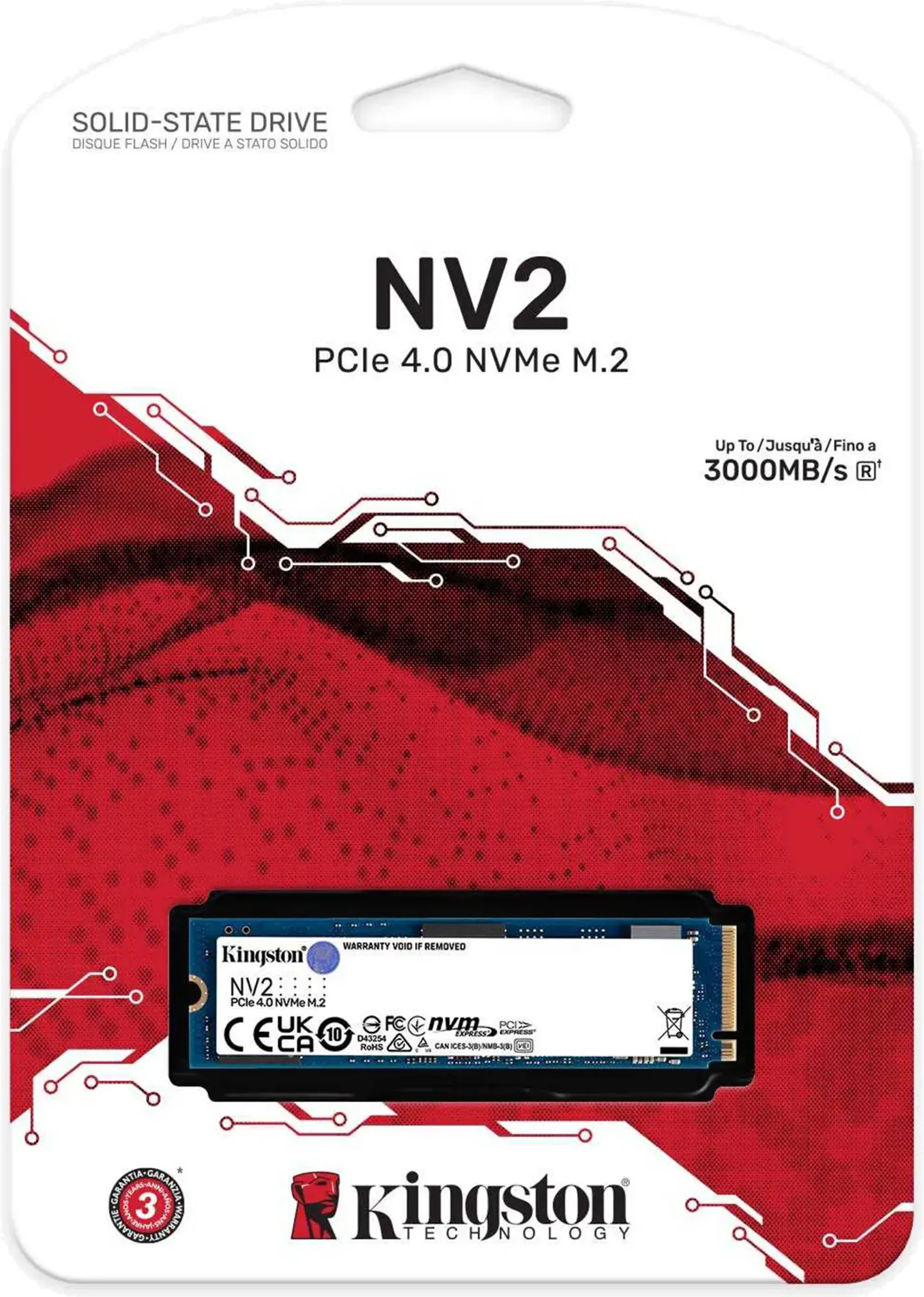 Kingston NV2 - 250 GB SSD (M.2) | Morgen in huis - Krëfel
