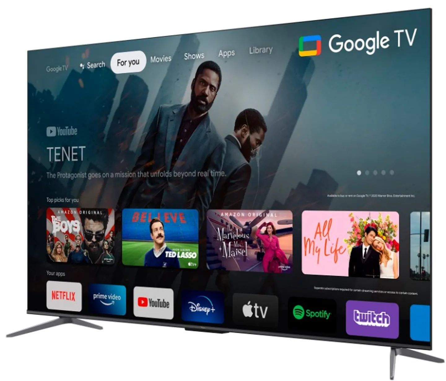 TCL TV QLED 4K 65C649 (2023) - 65 pouces | Livré demain - Krëfel