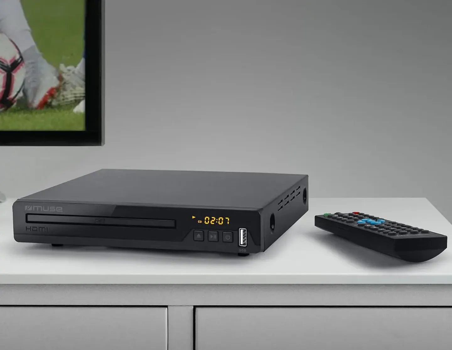 Muse Lecteur DVD Full HD M-55DV - Noir | Livré demain - Krëfel