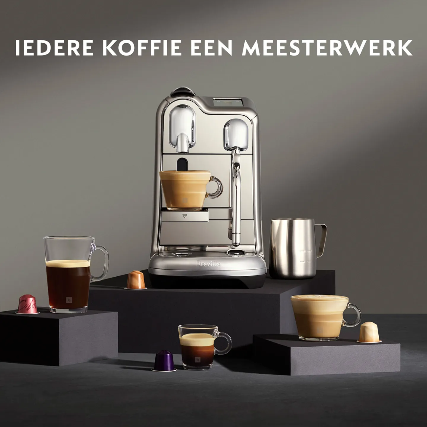 Sage Koffiemachine Nespresso Creatista Pro Stainless Steel - Bestel nu ...