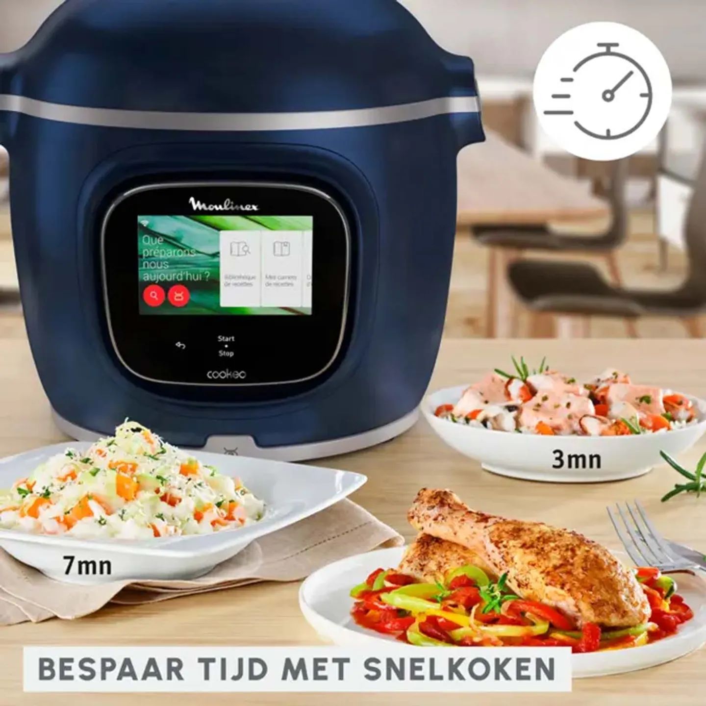 Moulinex Multicooker Cookeo Touch Pro CE943410 - Bestel nu, morgen in huis