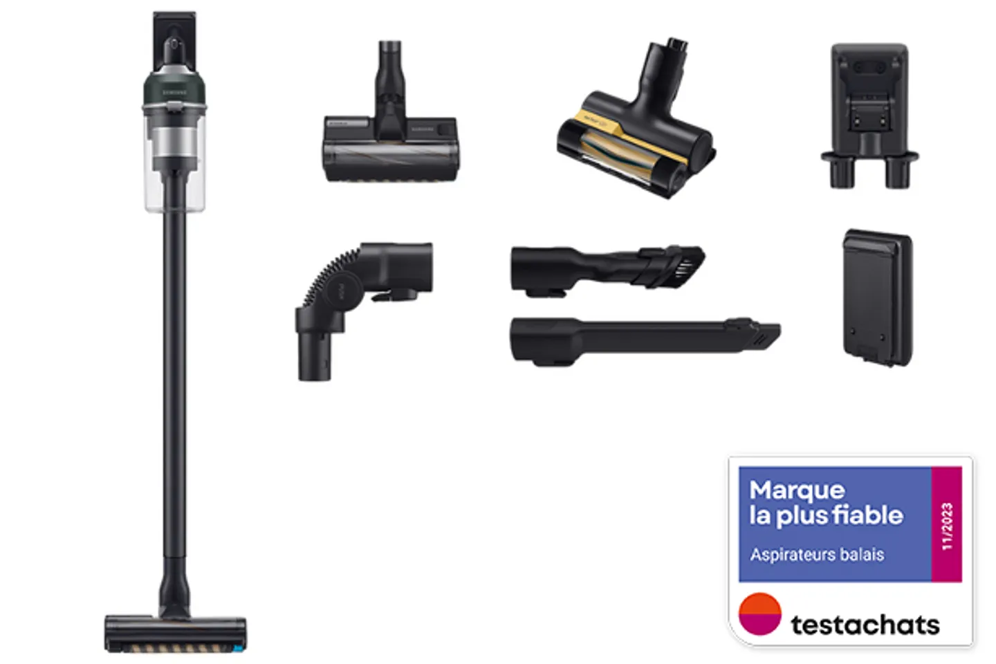 Samsung Aspirateur balai Jet 85 Pet VS20C8522TN/WA | Livré demain - Krëfel