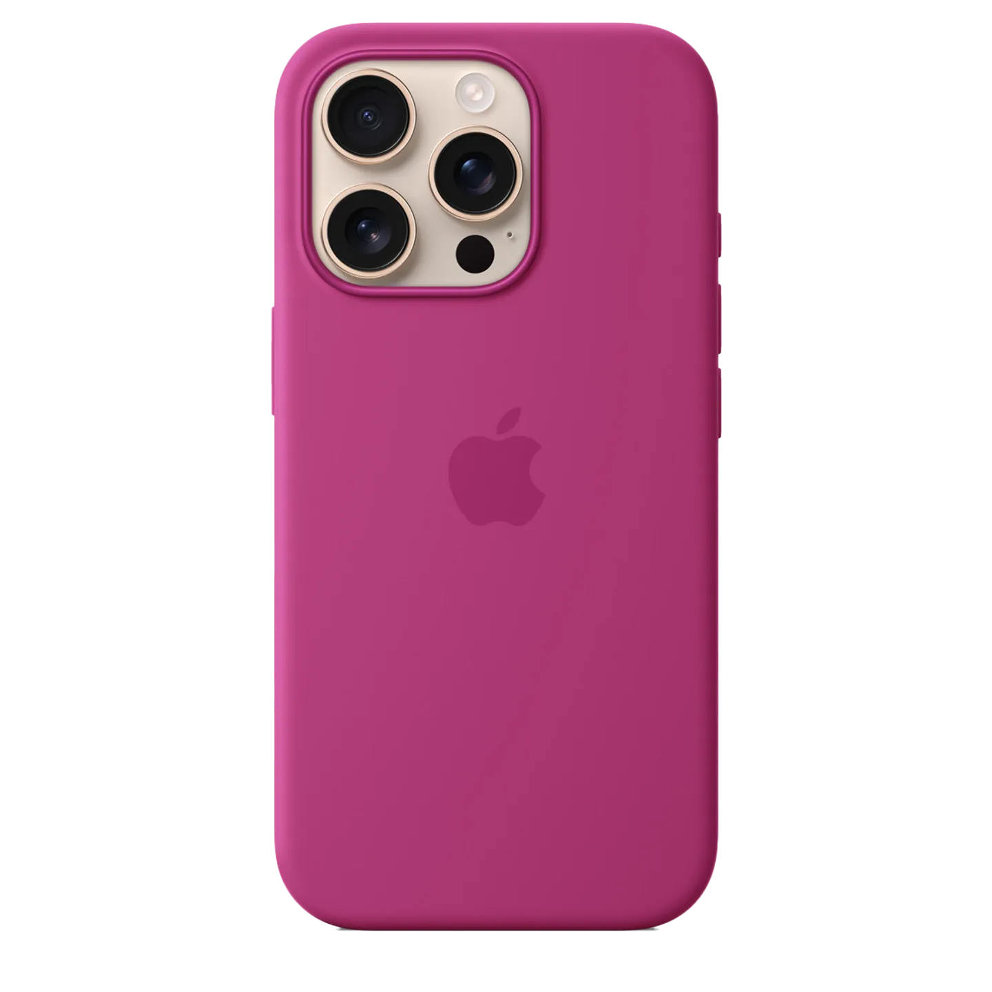 Apple Silicone case met MagSafe voor iPhone 16 Pro - Fuchsia - Bestel nu, morgen in huis